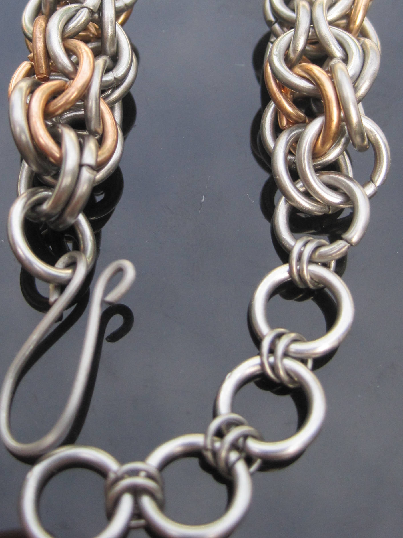 Mens Thick Choker Chain Masculine Chainmail Necklace - Etsy
