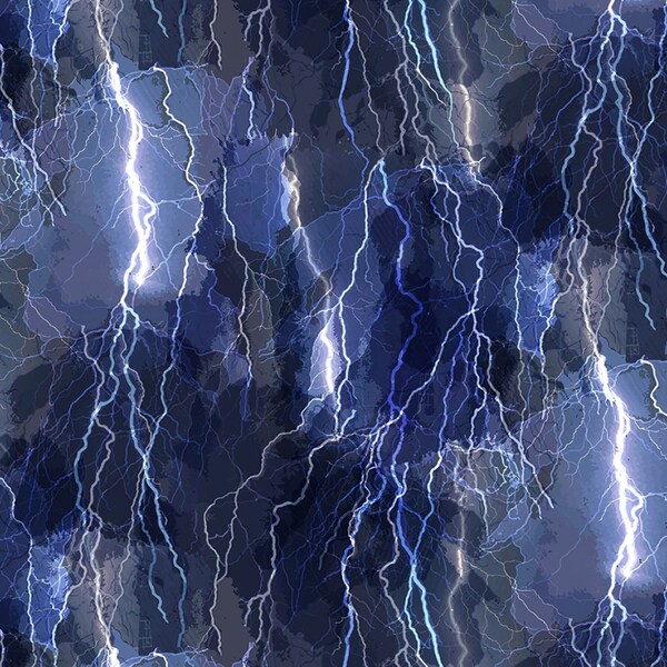 Electric Blue Fabric - Etsy