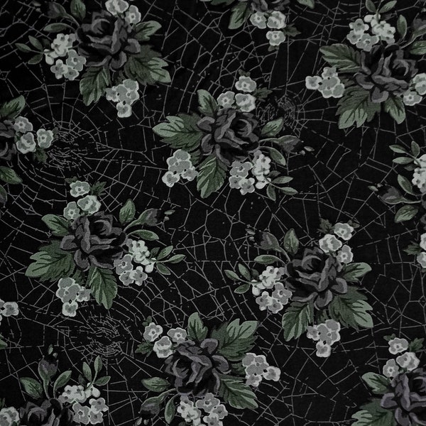 Black Fabric Roses - Etsy