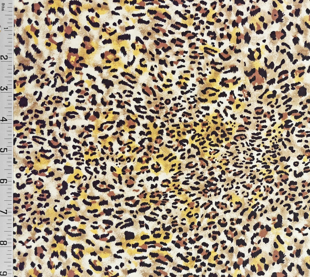 It's a Jungle Out There Leopard Print Cotton Quilting Fabric Gallery by ...