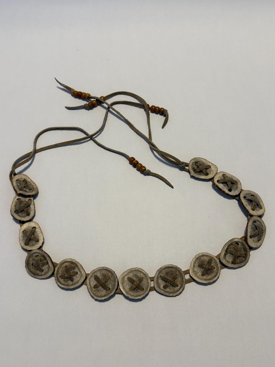 Vintage Women’s Belt Leather and Antler Small Medium - Etsy