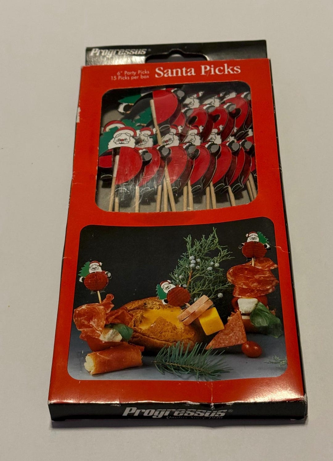 Vintage Progressive Picks 6” Tall Set of 14 Honeycomb Santa’s Trees ...