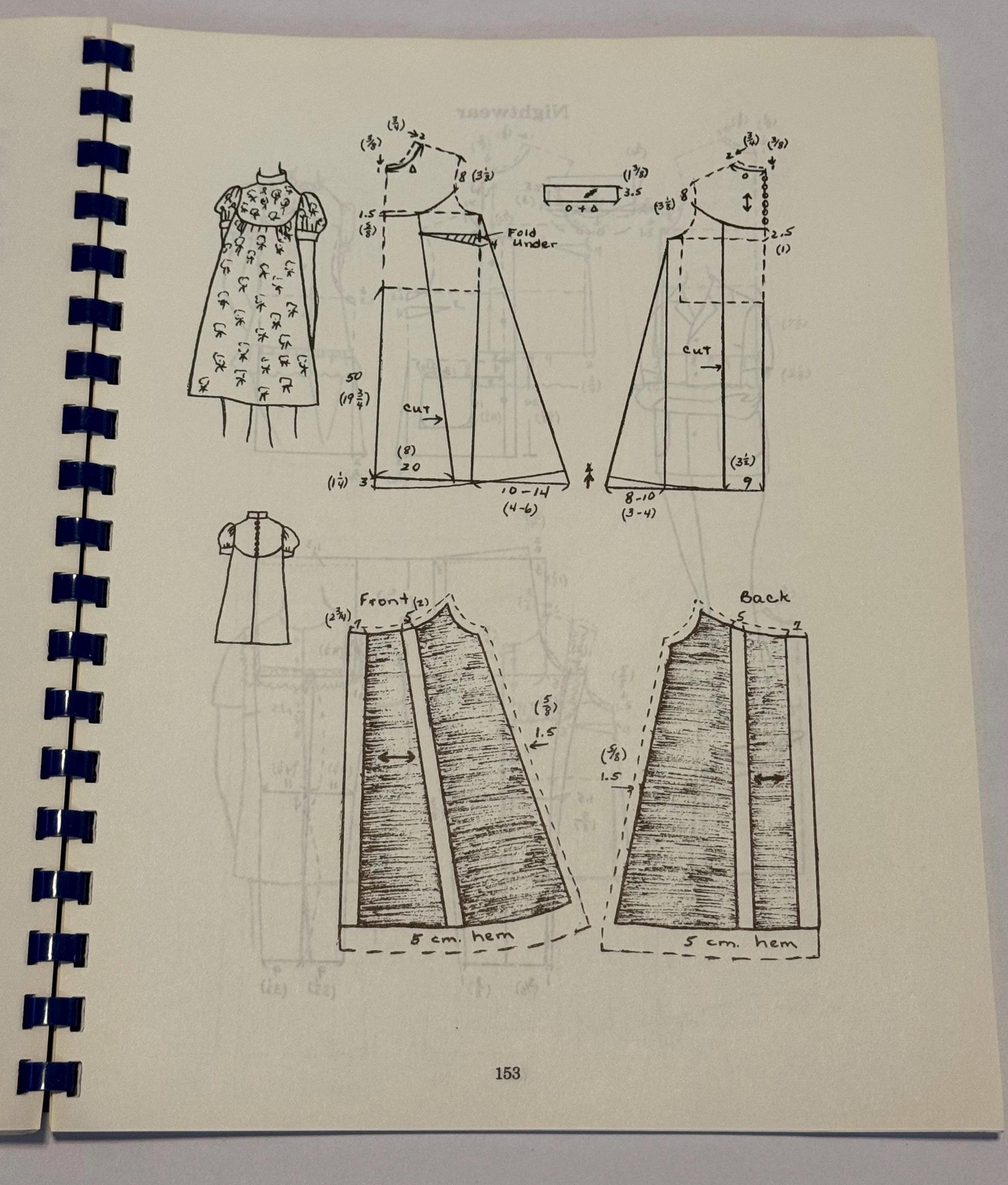Vintage 1975 Sarah's Key to Pattern Drafting: Sewing Patterns ...