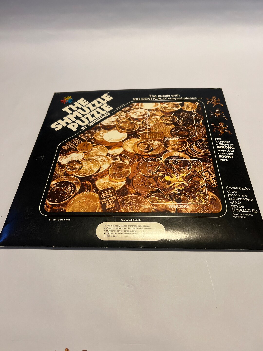 Vintage 1980 the Shmuzzle Puzzle Complete Challenging Brain Teaser All ...