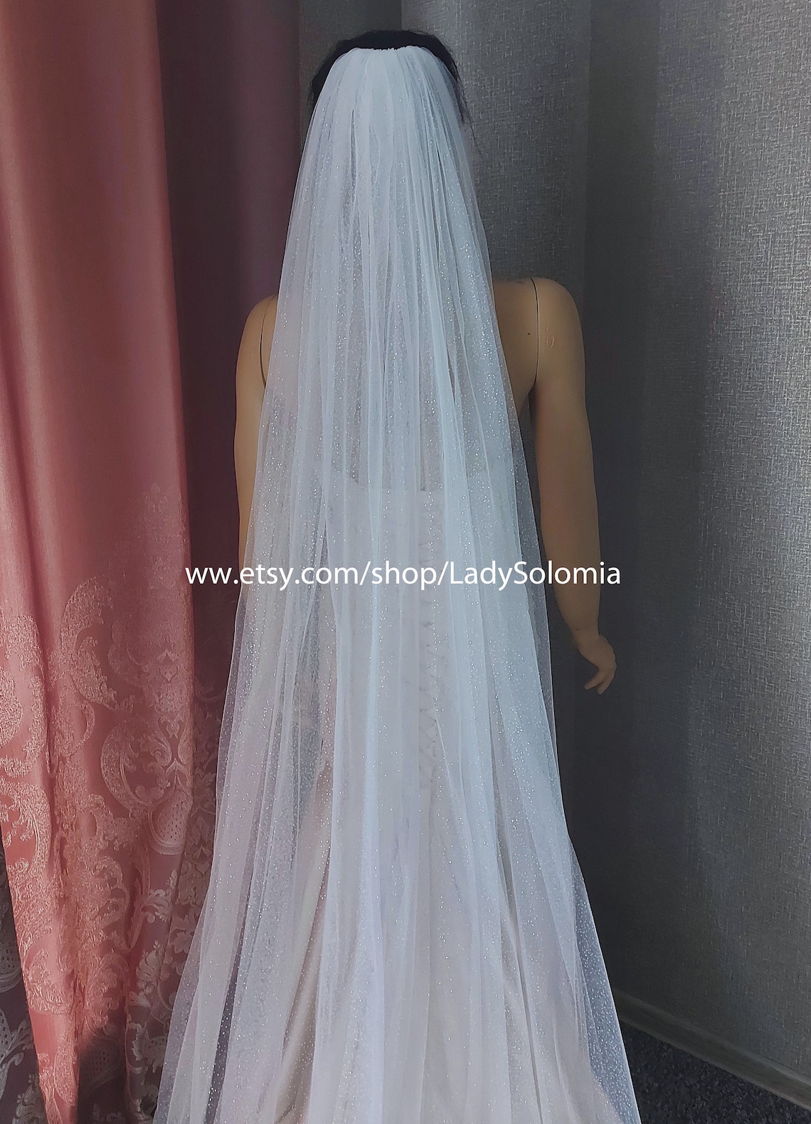 Sparkle Veil Shimmer Veil Simple Glitter Veil | Etsy