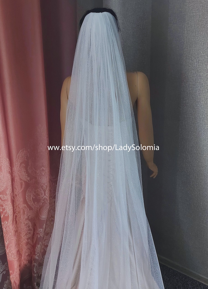 Sparkle Veil Shimmer Veil Simple Glitter Veil - Etsy