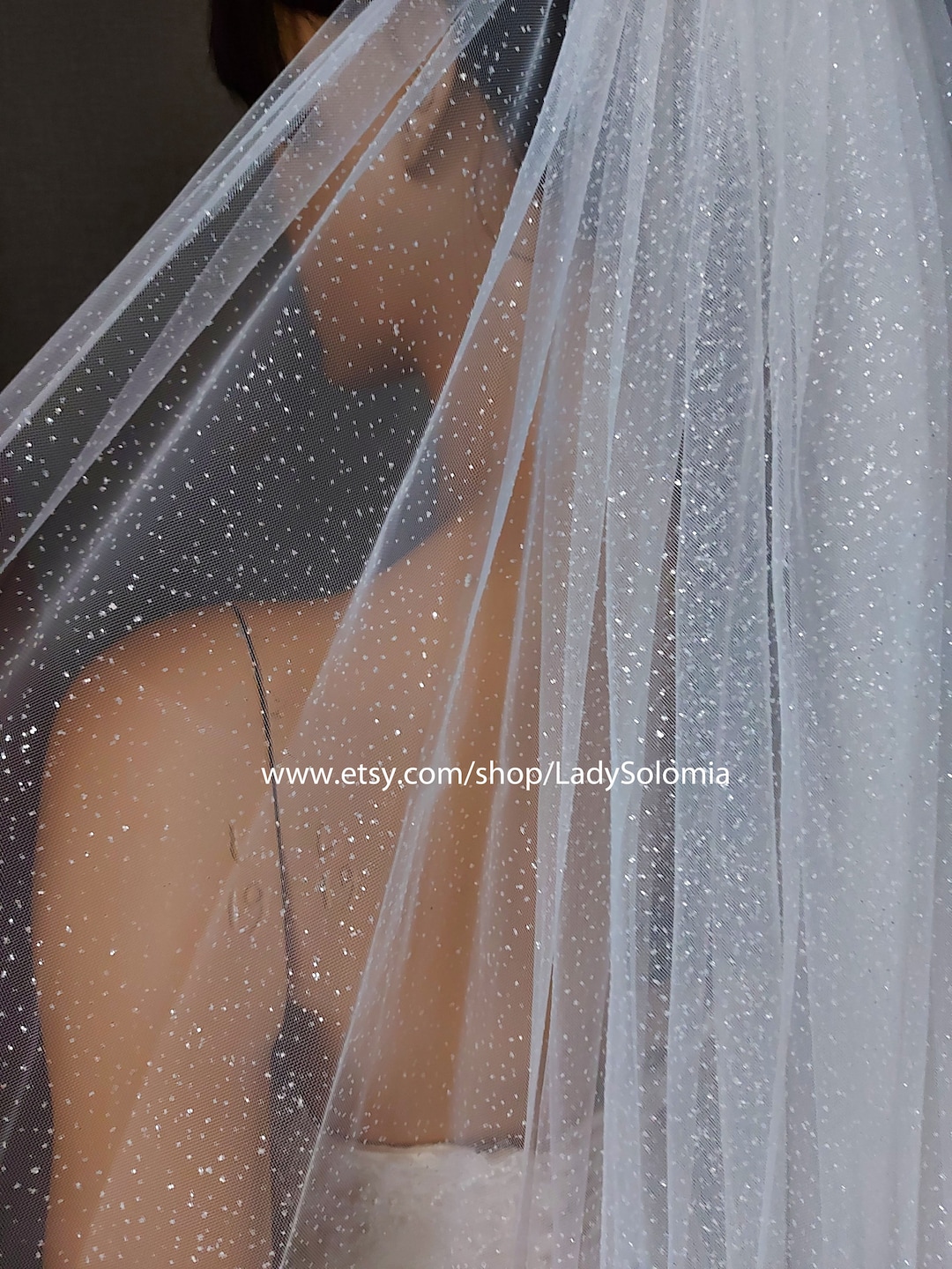 Shimmer Veil, Sparkle Veil, Simple Glitter Veil - Etsy