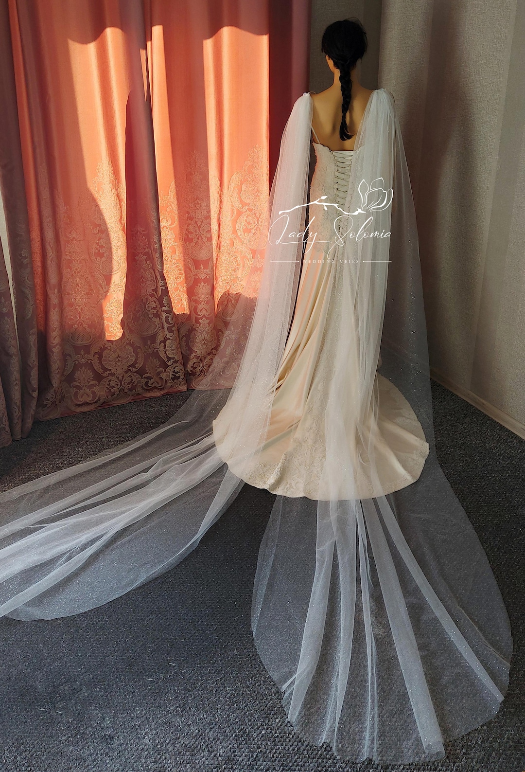 Detachable Bridal Tulle Wings One Pair Detachable Wings Plain Gitter ...