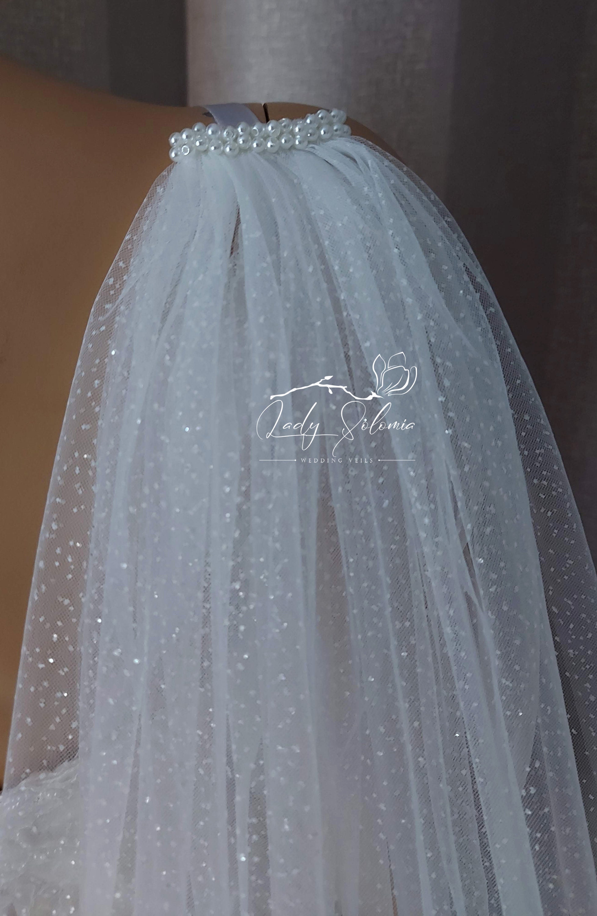Bridal Tulle Wings One Pair Detachable Wings Plain Glitter Wedding ...