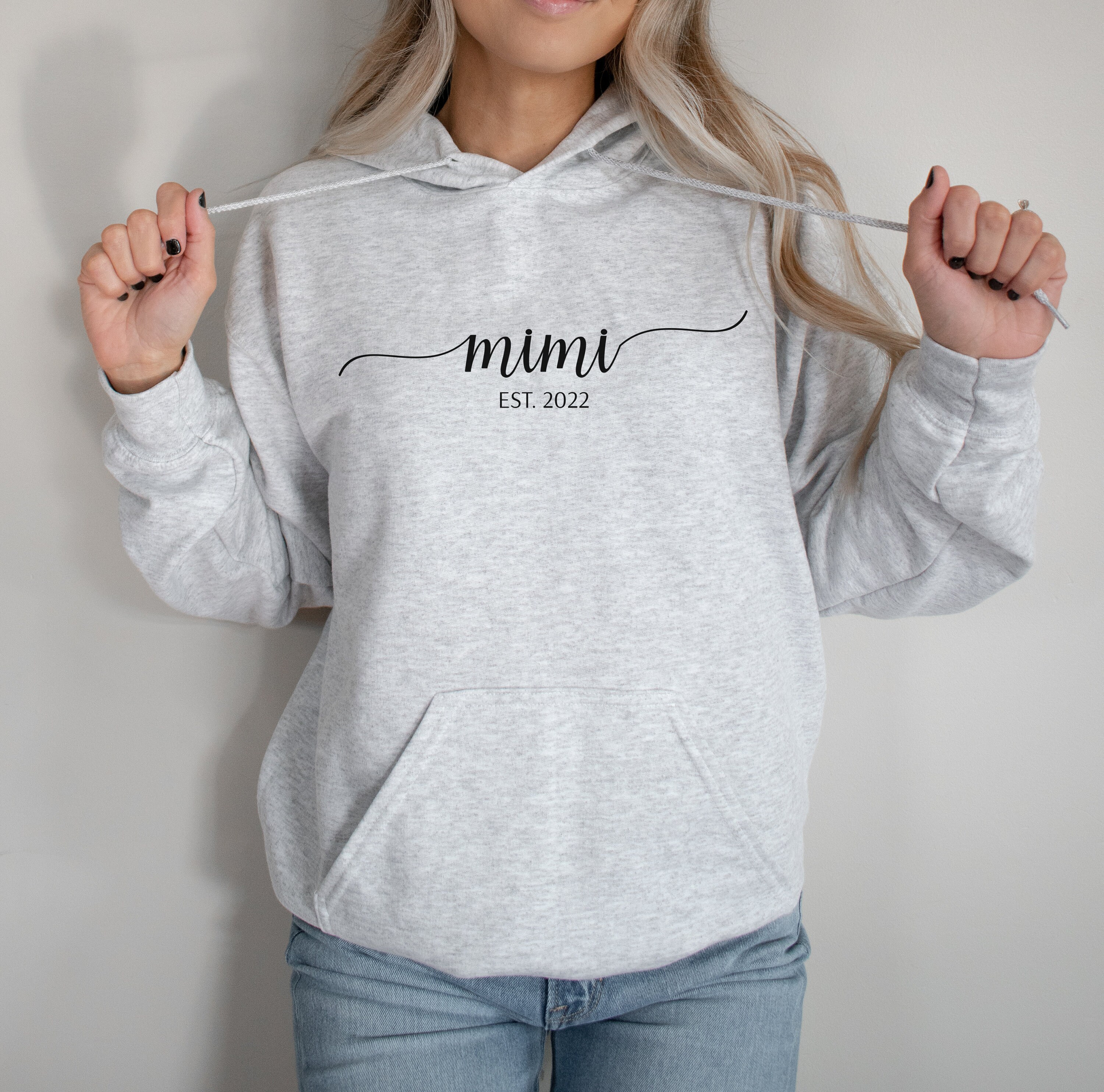 Mimi Sweatshirt EST 2022 2023 New Grandma Sweatshirt Mimi - Etsy