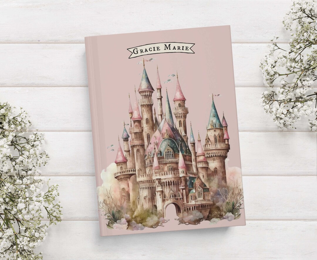 Personalized Girls Princess Journal | Fairy Castle Journal | Journal ...