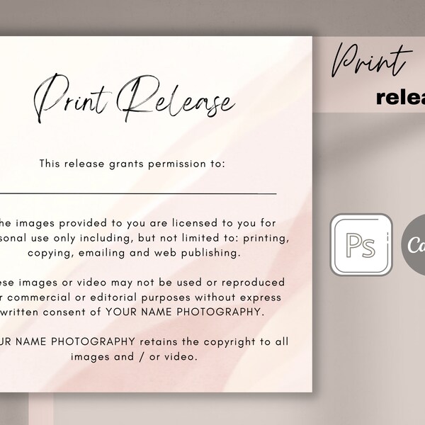 Copyright Release - Etsy