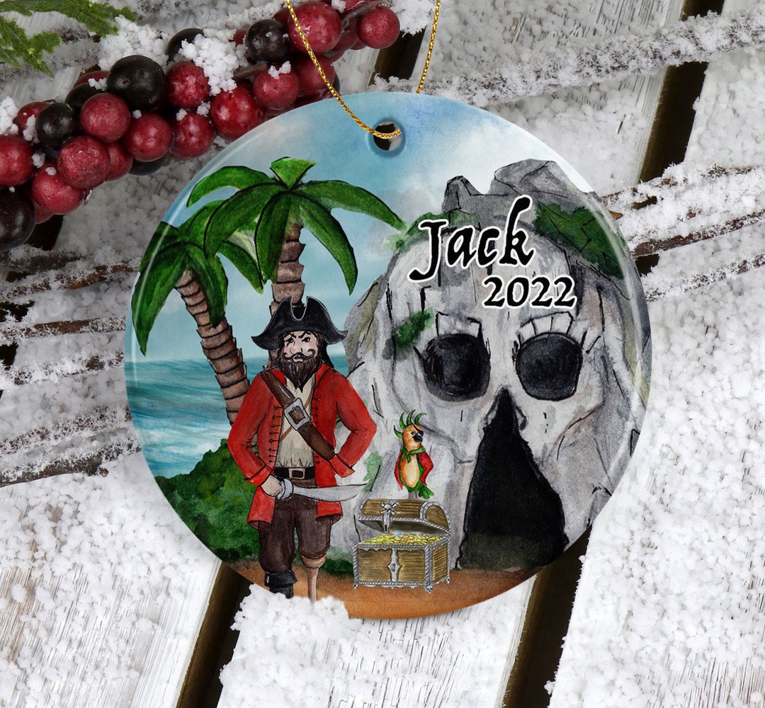 Pirate Ornament/christmas Ornaments/pirate Lover Gift/personalized ...