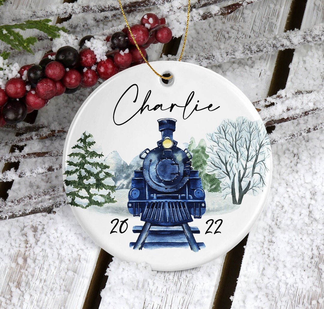 Custom Train Ornament/christmas Ornaments/gift for Kids/train Gifts ...