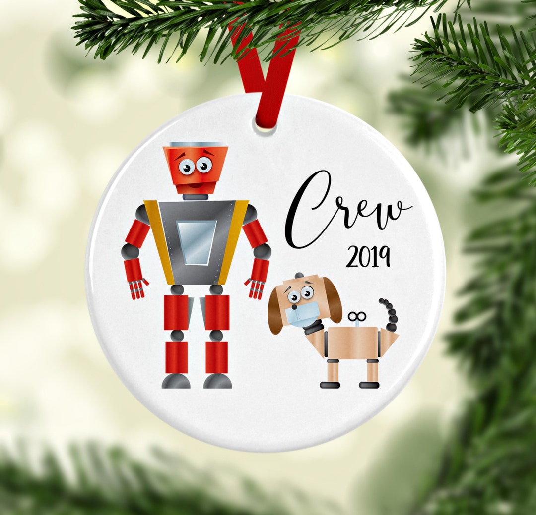 Cute Robot Ornament/christmas Robot Ornament/kids Gift/robot Decor for ...