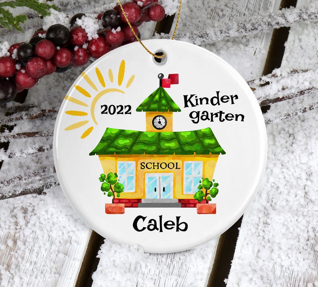 Kindergarten Ornament/stocking Stuffer/christmas Ornaments/kindergarten ...