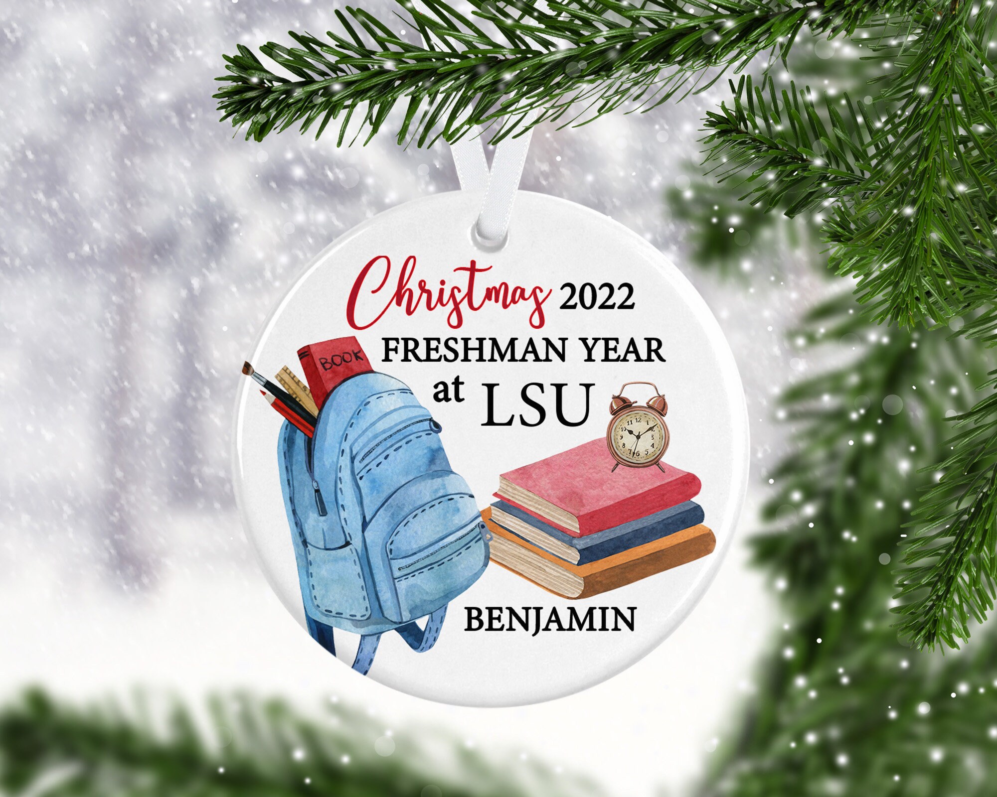 College Ornament/college Student Gift/christmas - Etsy