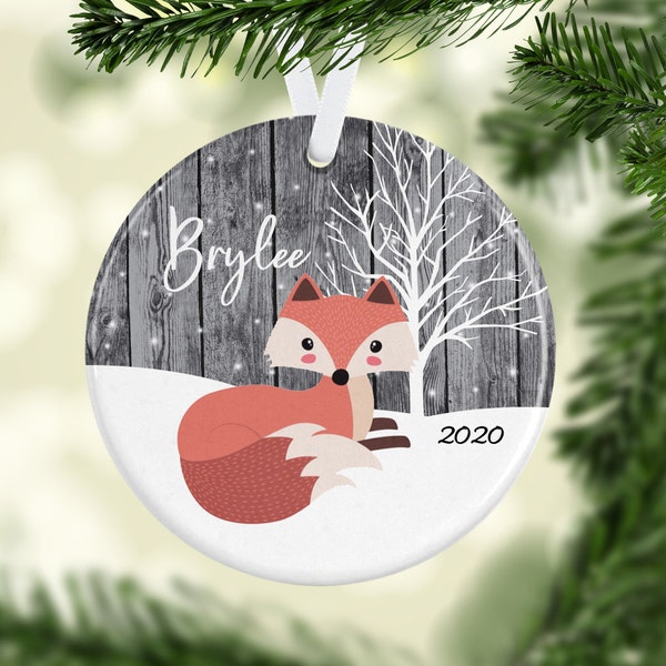 Fox Ornament - Etsy