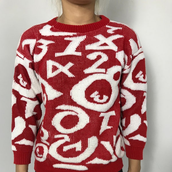 Knitted Numbers - Etsy