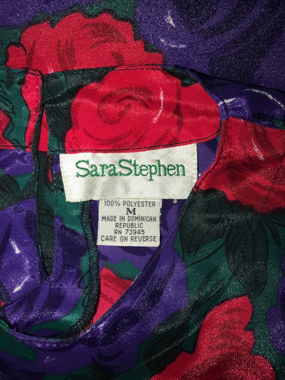 90's Roses Blouse - Gem