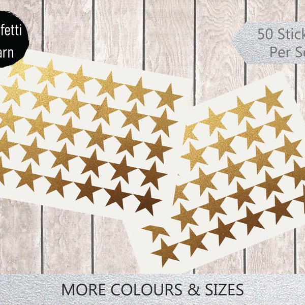 Large Star Stickers - Etsy