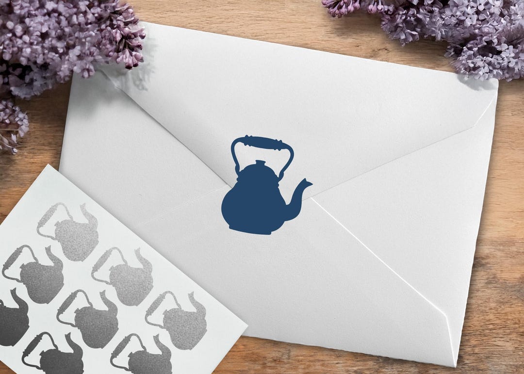 Antique Tea Pot Stickers, Tea Party Bridal Shower, Wedding Stickers ...