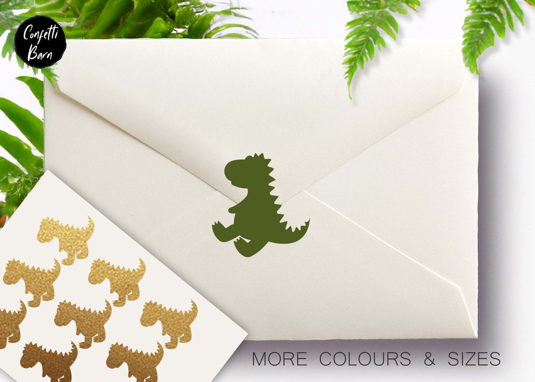 Dinosaur Stickers, Cute T-rex Sticker, Dinosaur Theme Birthday Party ...