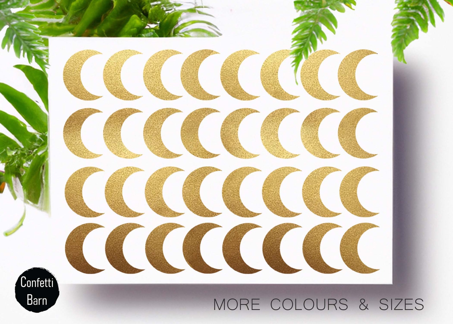 Crescent Moon Stickers Moon Phase Stickers Lunar Cycle - Etsy