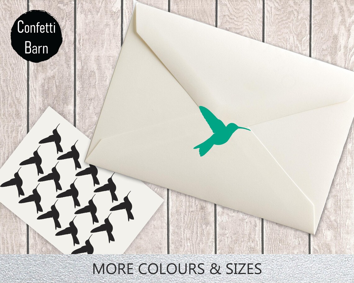 Hummingbird Stickers Bird Baby Shower Wedding Spring - Etsy