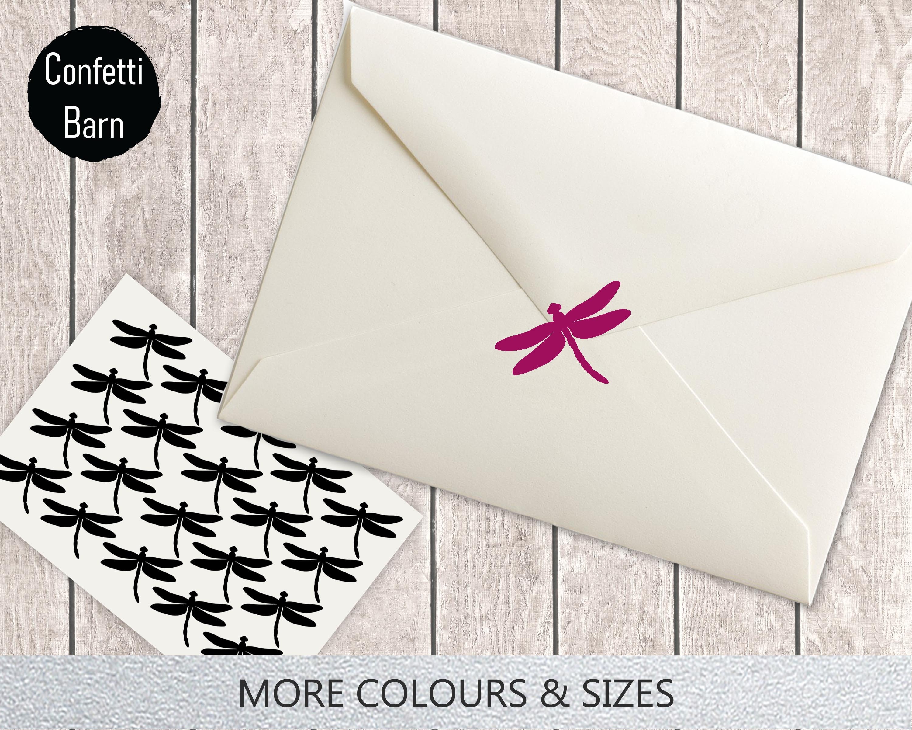 Dragonfly Stickers Insect Stickers Bugs Dragonfly Envelope - Etsy