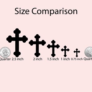 Cross Stickers, Budded Cross, Baptism, Christening, Wedding Stickers ...