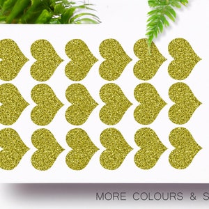 Glitter Heart Stickers, Valentine Stickers, Wedding Stickers, Removable ...