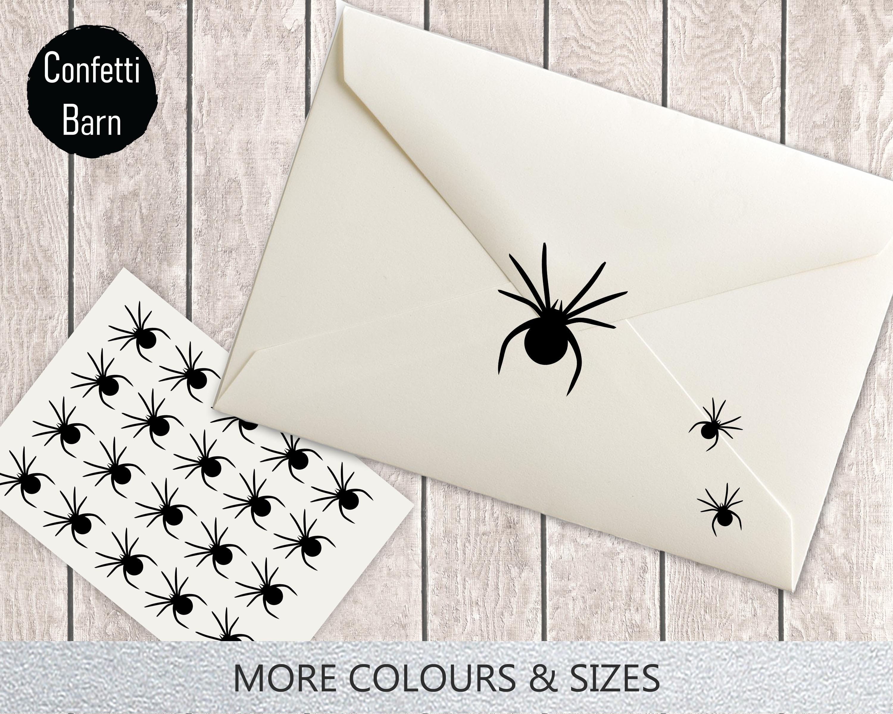 Spider Stickers Birthday Card Stickers Insect Stickers | Etsy