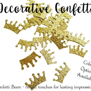 Crown Confetti Royal Baby Shower Princess Party Theme - Etsy