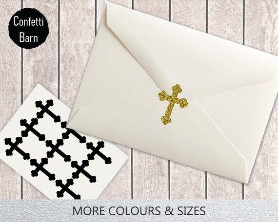 Cross Stickers Budded Cross Baptism Christening Wedding - Etsy Canada