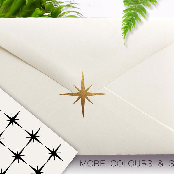 Starburst Stickers - Etsy