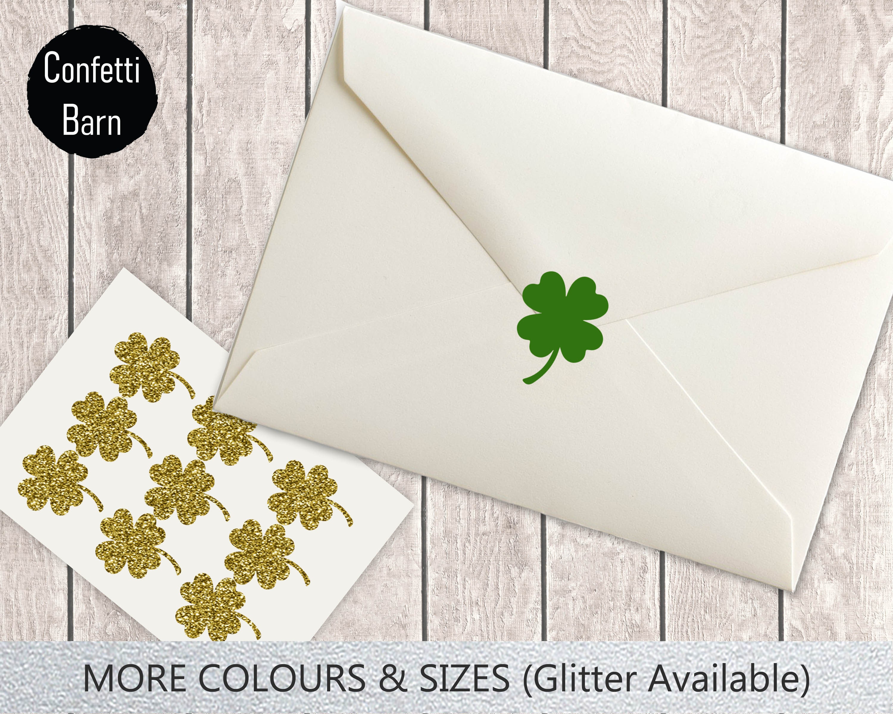 Shamrock Stickers Four Leaf Clover Stickers St. - Etsy