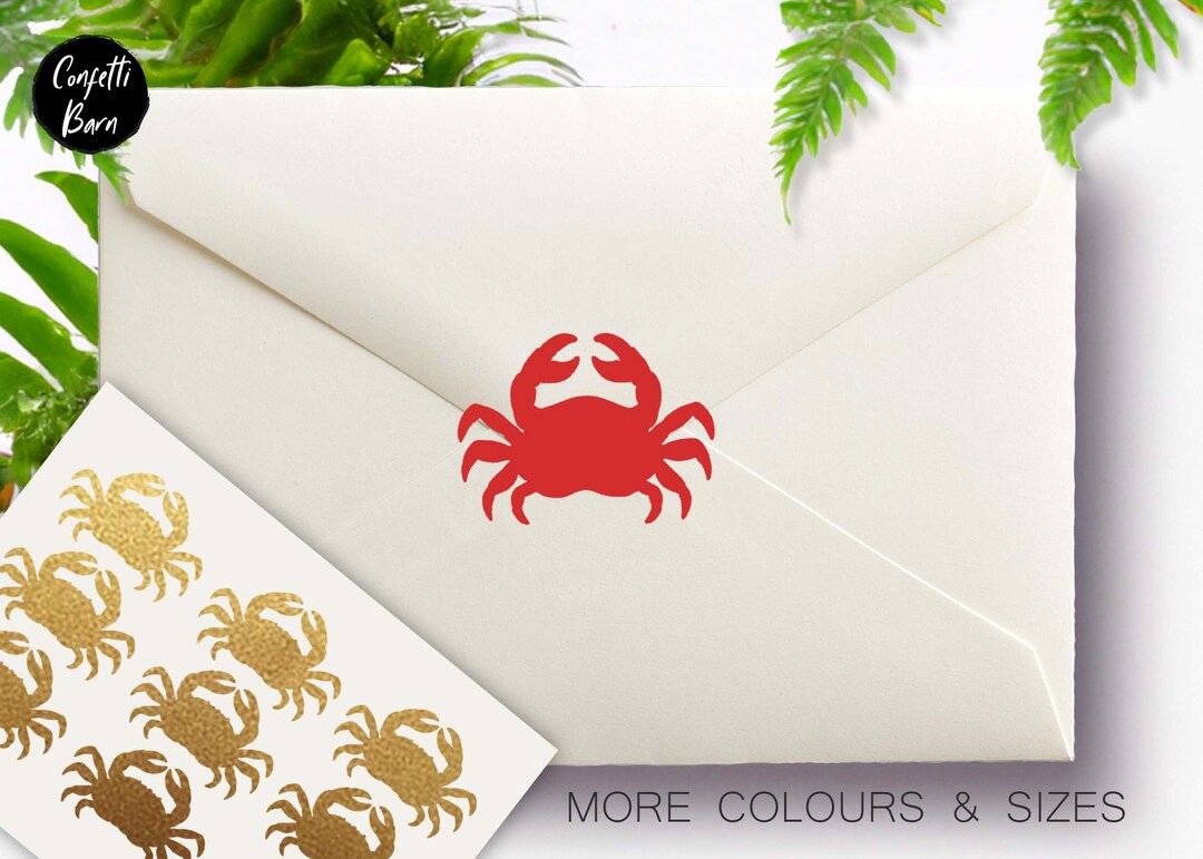 Crab Stickers, Underwater, Seafood, Nautical, Zodiac Symbol Stickers ...