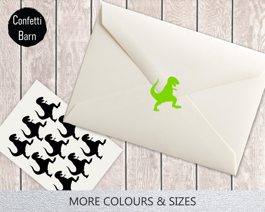 T-rex Stickers Dinosaur Stickers Dinosaur Theme Party - Etsy