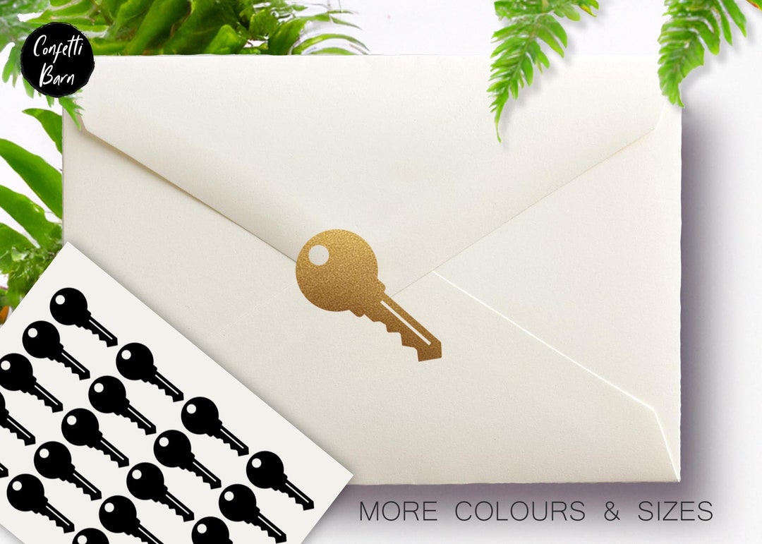 Key Stickers, Round House Key Sticker, New Home, Realtor Envelope ...