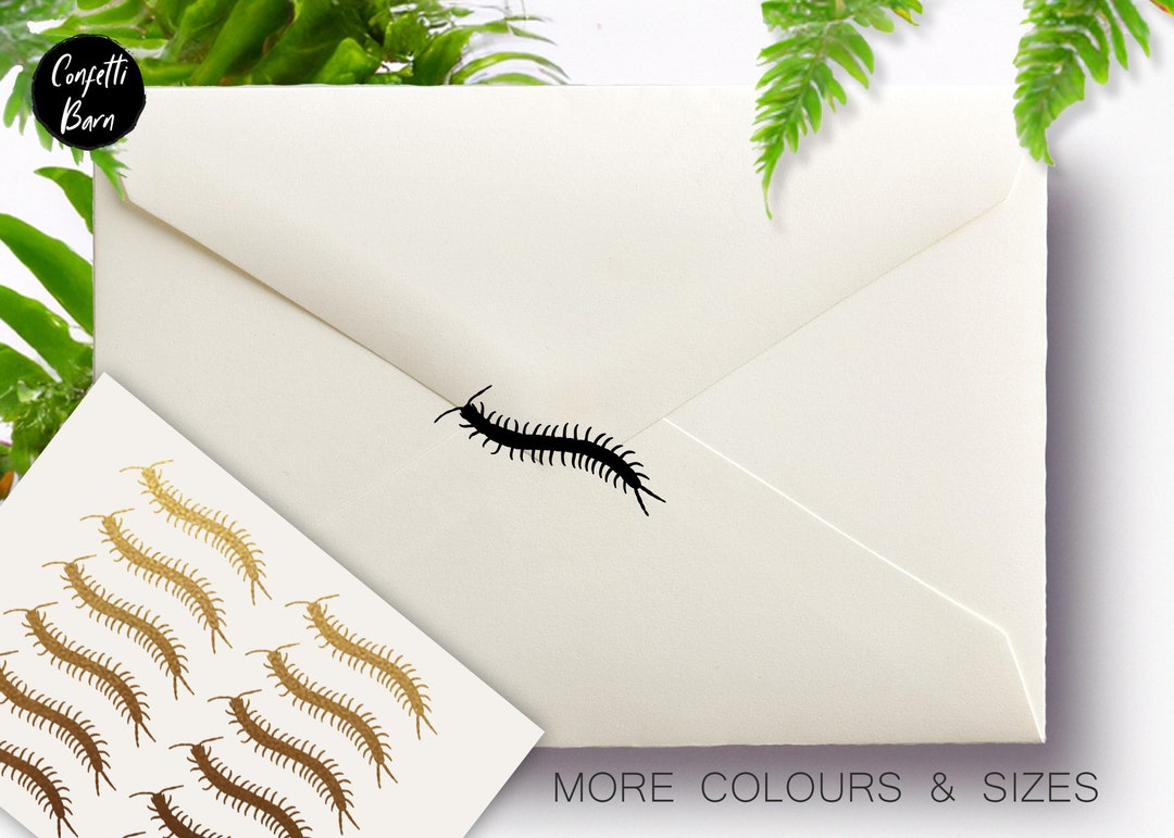 Centipede Stickers, Bugs and Insects Birthday Theme Card Stickers ...