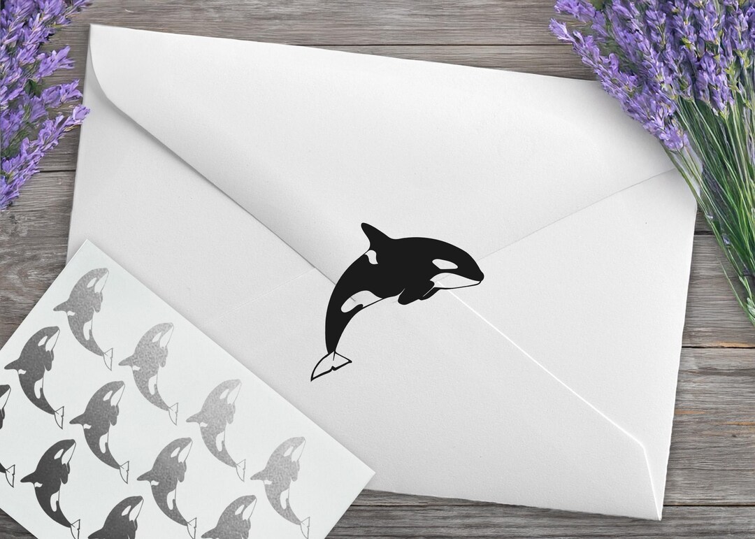 Orca Stickers, Killer Whale Birthday Party, Ocean, Dolphins, Marine ...