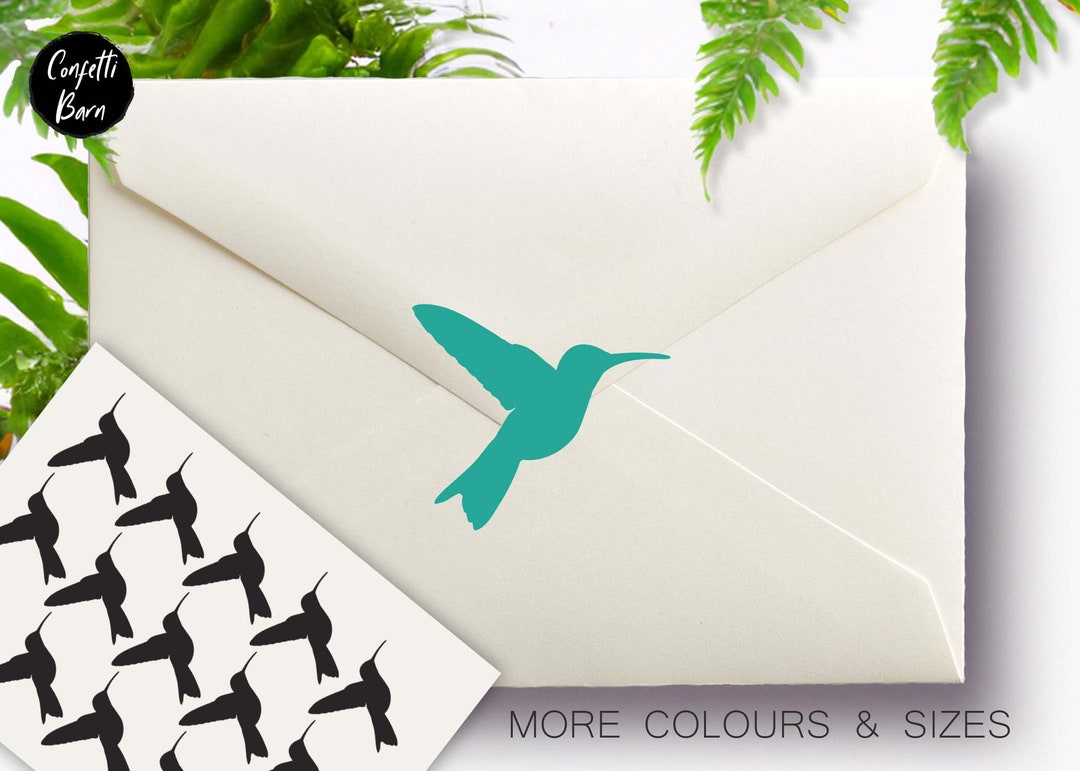 Hummingbird Stickers, Bird, Baby Shower, Wedding, Spring, Summer, Party ...