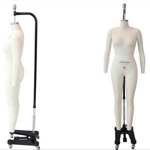 Size 14 Fullbody Professional Tailors Female Dress Form With ...