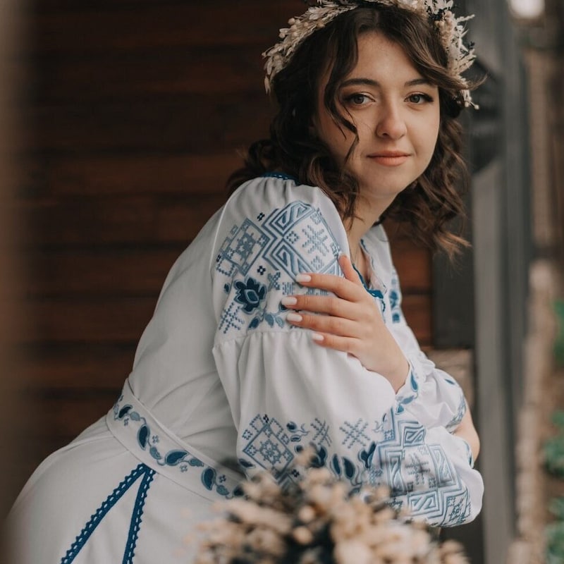 Ukrainian Embroidery Dress - Etsy