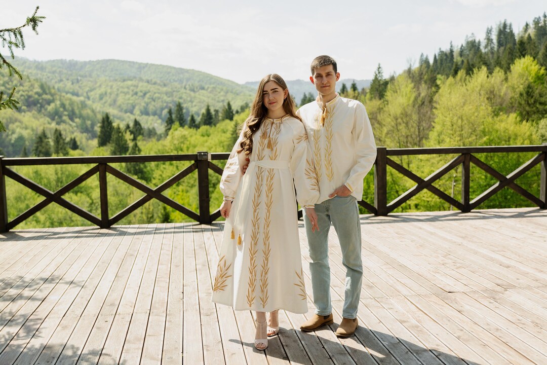 Ukrainian Wedding Set, Embroidered Dresses, Vyshyvanka Set, Vyshyvanka ...