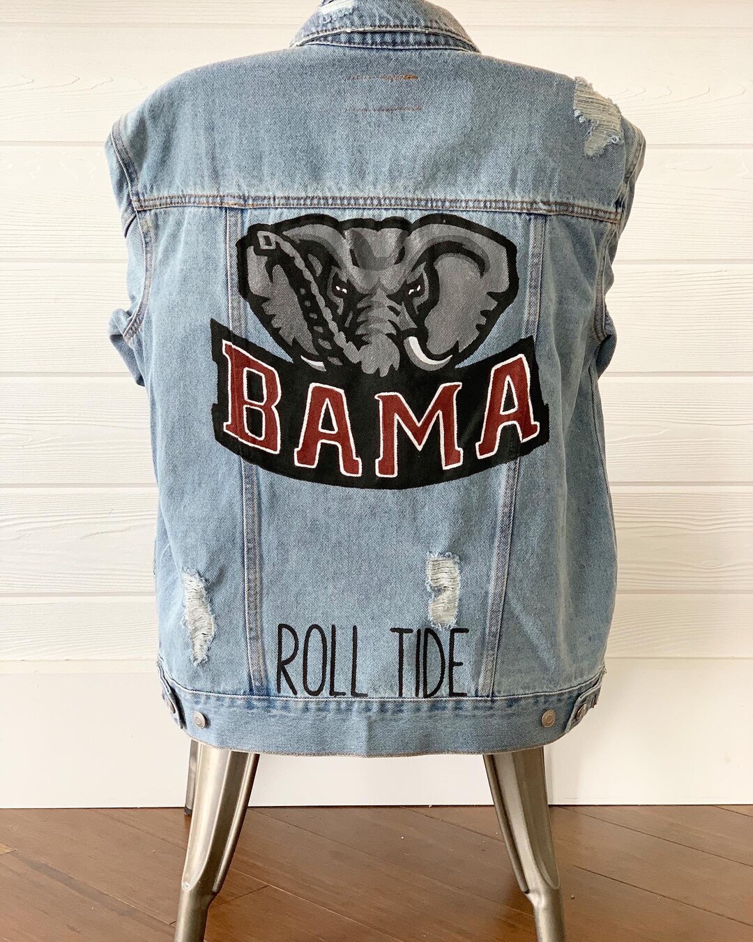 Custom Handpainted Collegiate Jacket/ College Spirit - Etsy