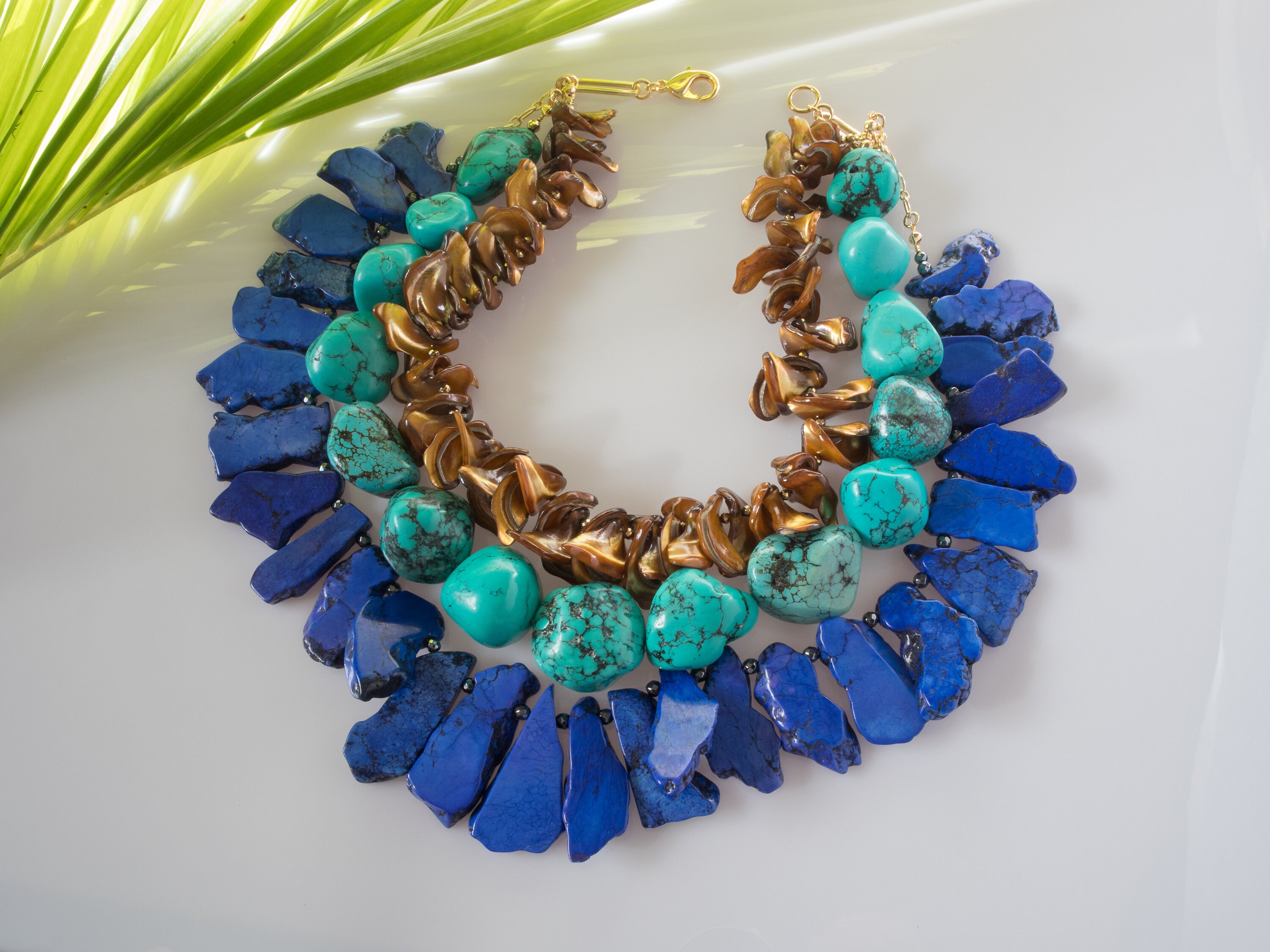 Oversized Necklace, Chunky Bead Necklace for Women, Large Statement ...