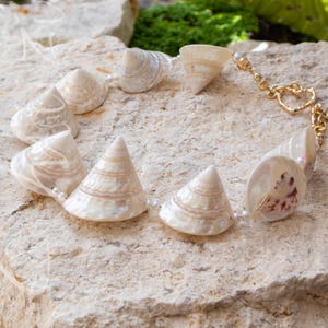Pearl Trochus Shell Choker Necklace, Beautiful Beach Wedding Bridesmaid ...