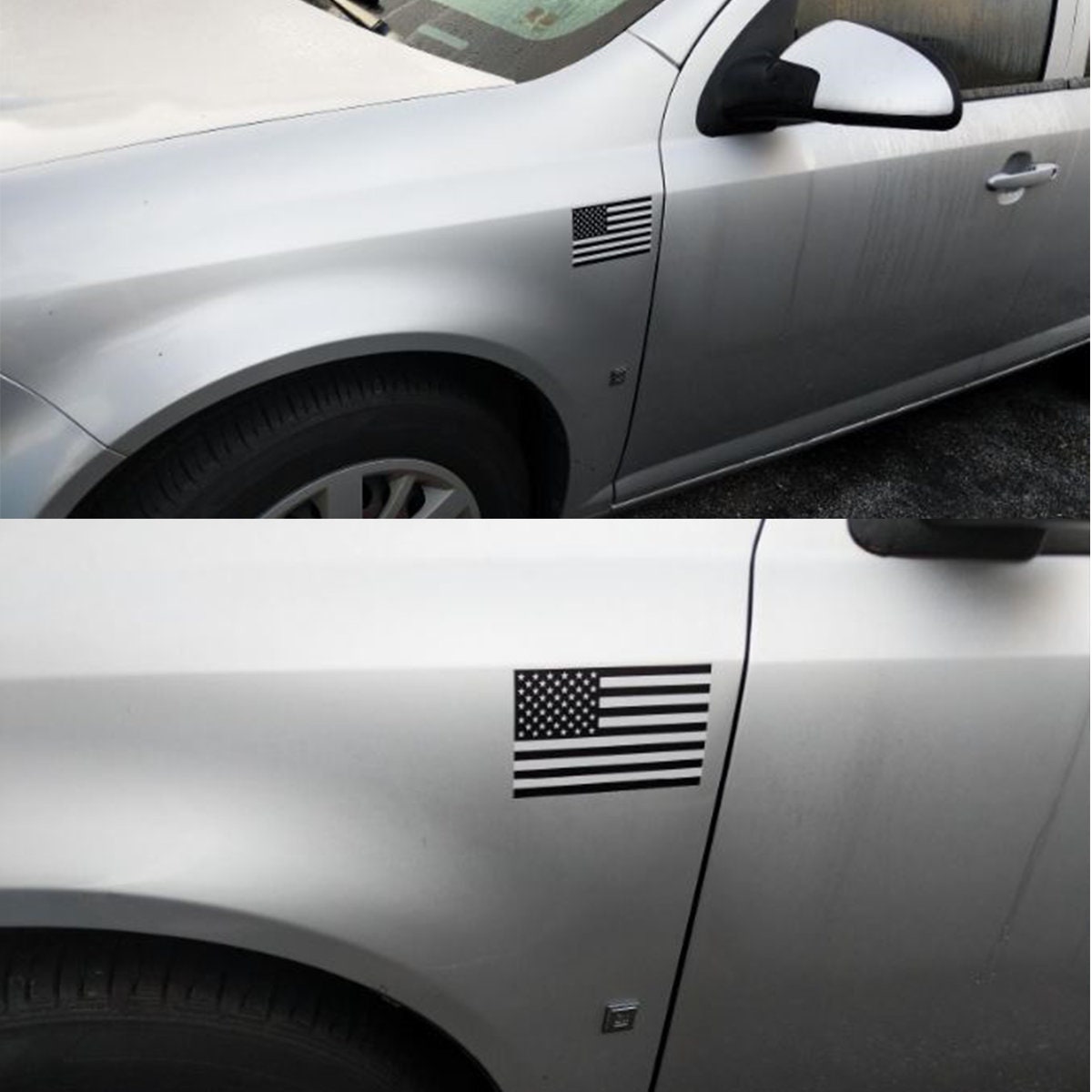 3 Pack Subdued USA American Flag Decal 5x3 - Etsy